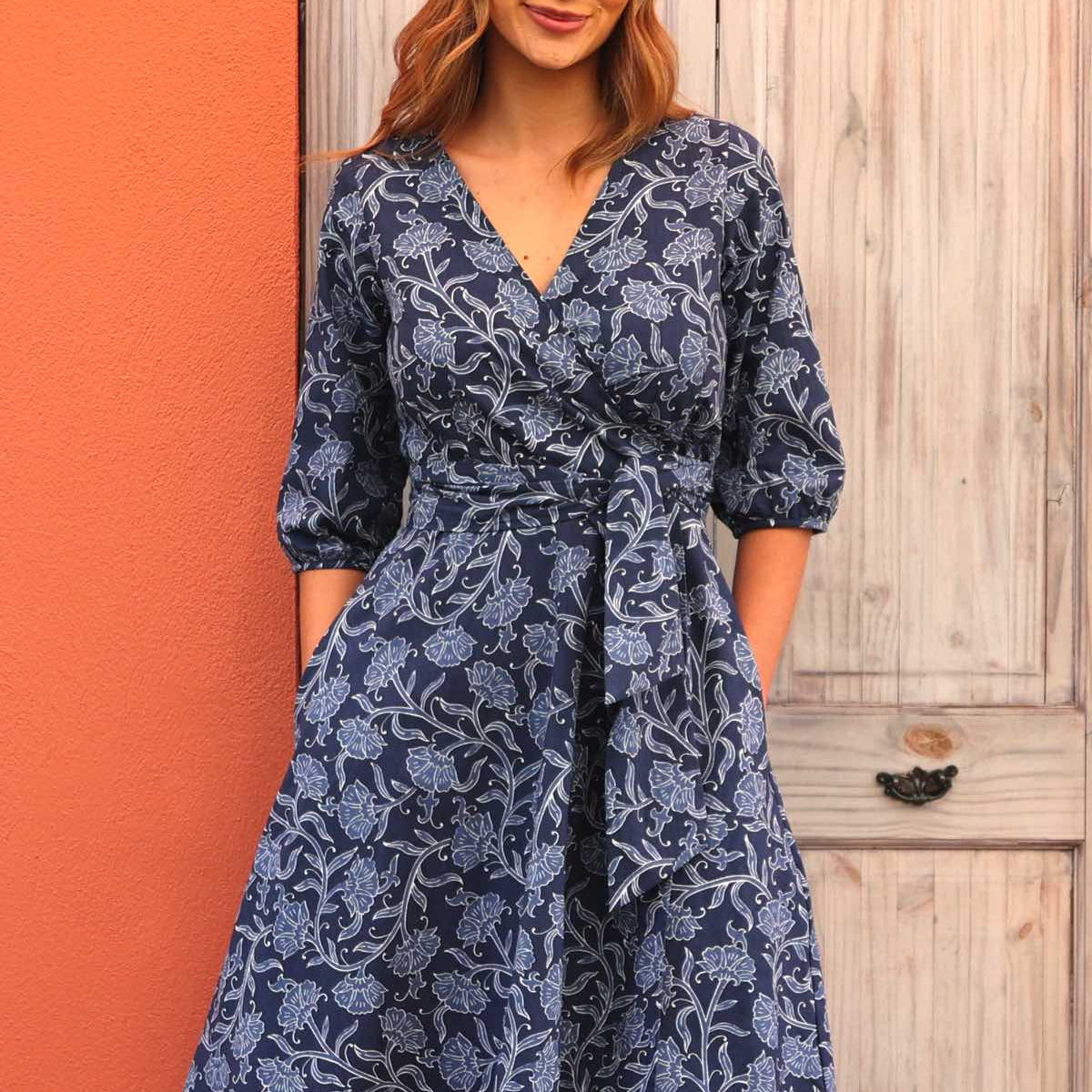 Ella Wrap Dress – Karma East