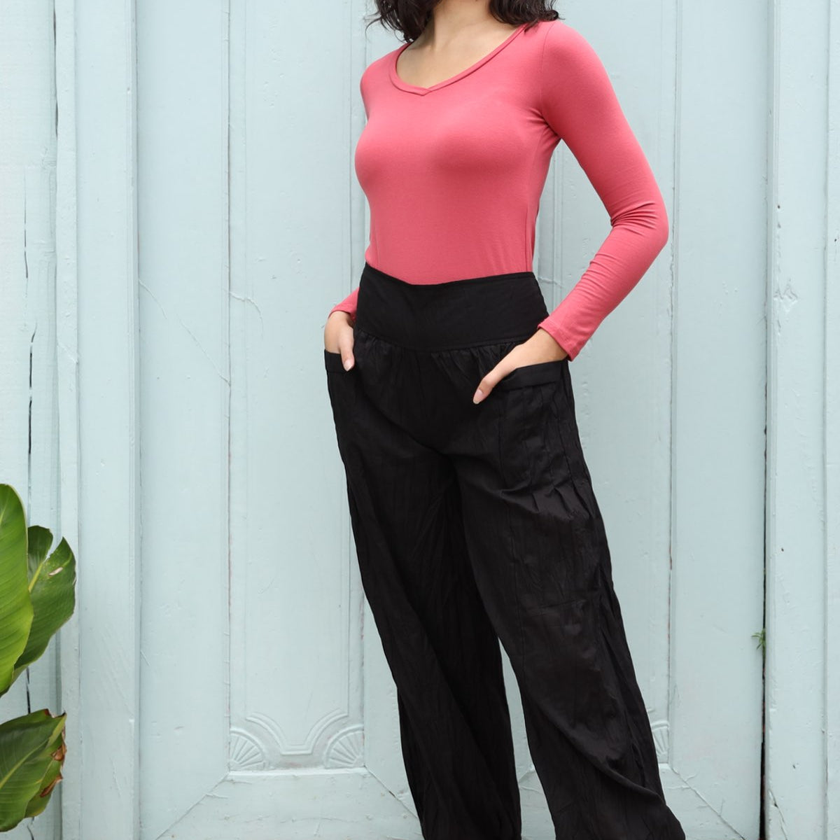 Womens Plain Pants, Wide Leg Pants, & Black Pants - Karma East