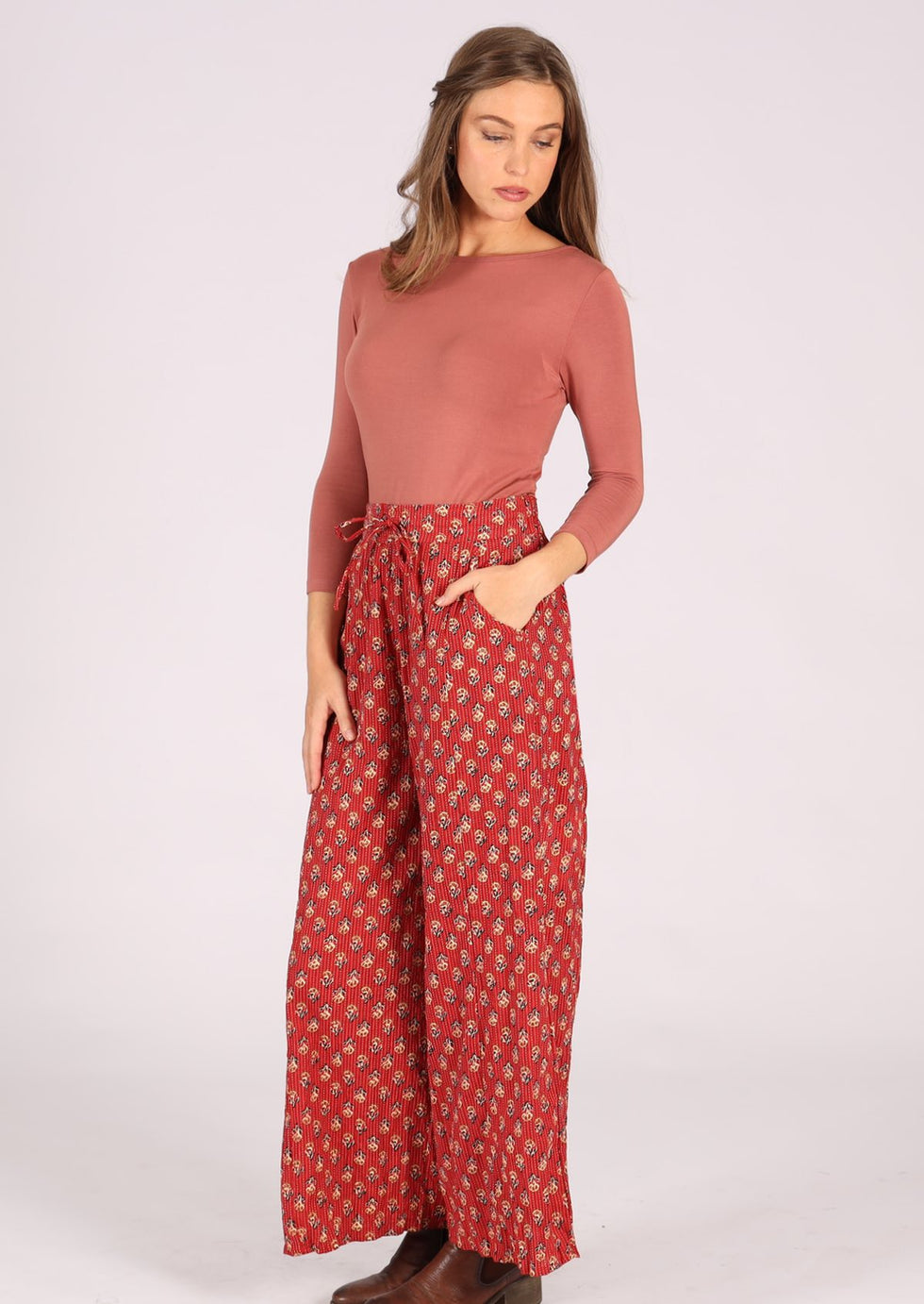 Women's Printed Pants - Karma East