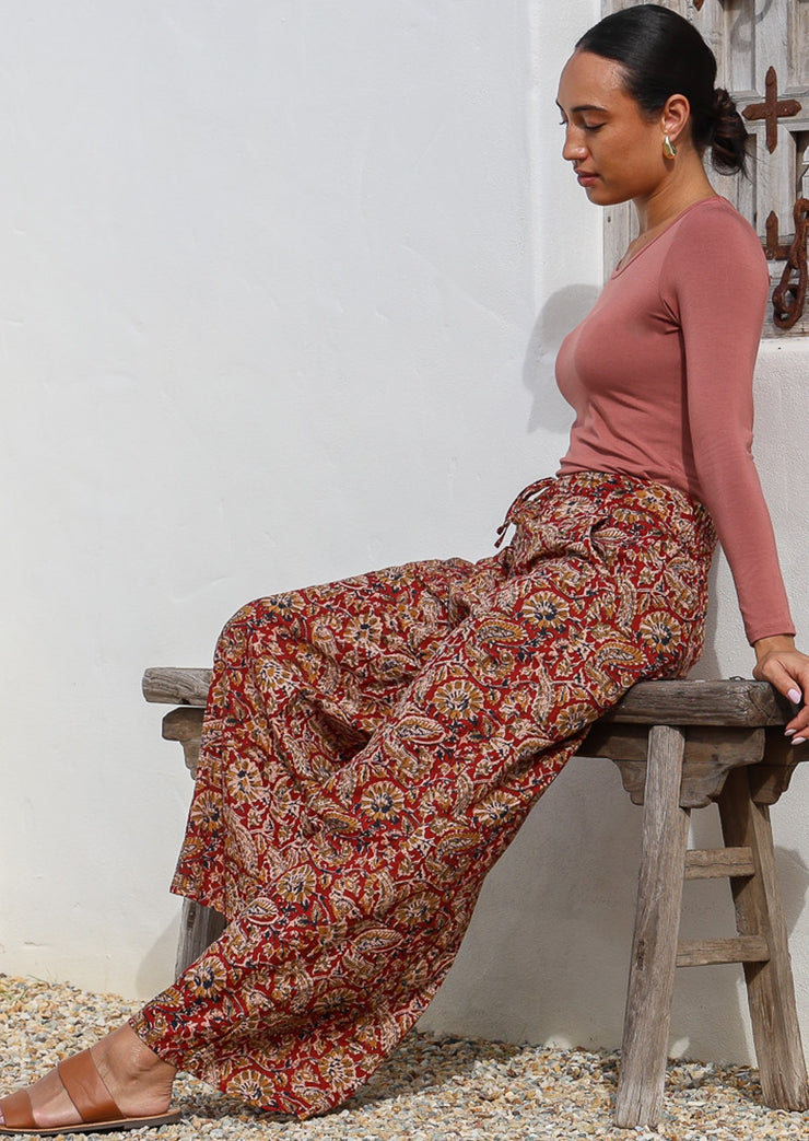 Women's Printed Pants - Karma East