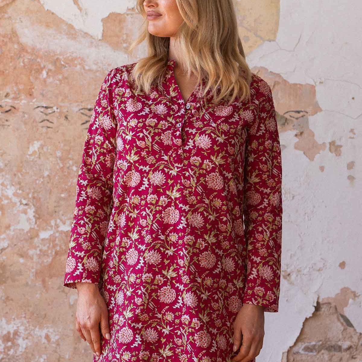 Torvi Tunic Cranberry | Karma East